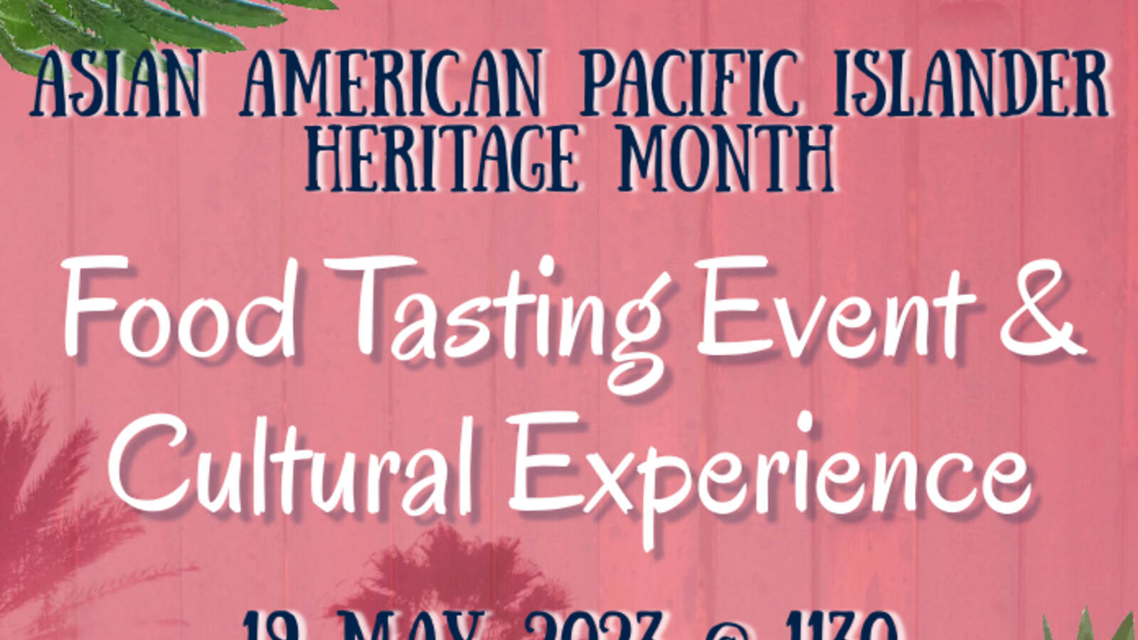 Asian American & Pacific Islander Cultural Lunch • USO Korea