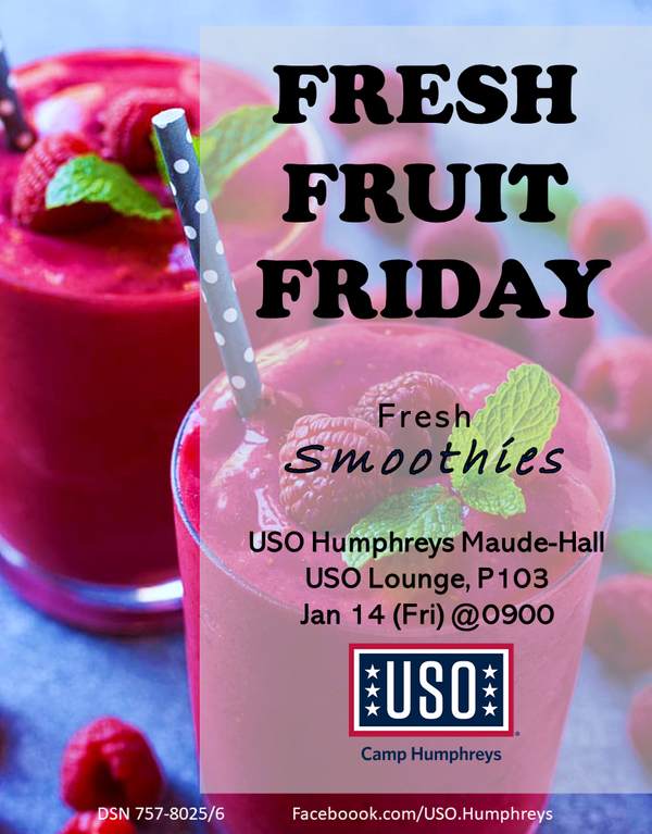 Fresh Fruit Friday • USO Korea
