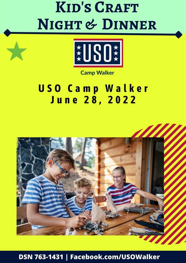 Kid's Craft & Dinner • USO Korea