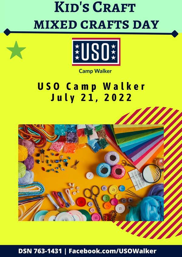 Kids Day Mixed Crafts • USO Korea