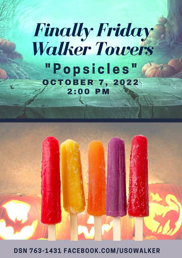 Outreach Finally Friday Popsicles Towers • USO Korea