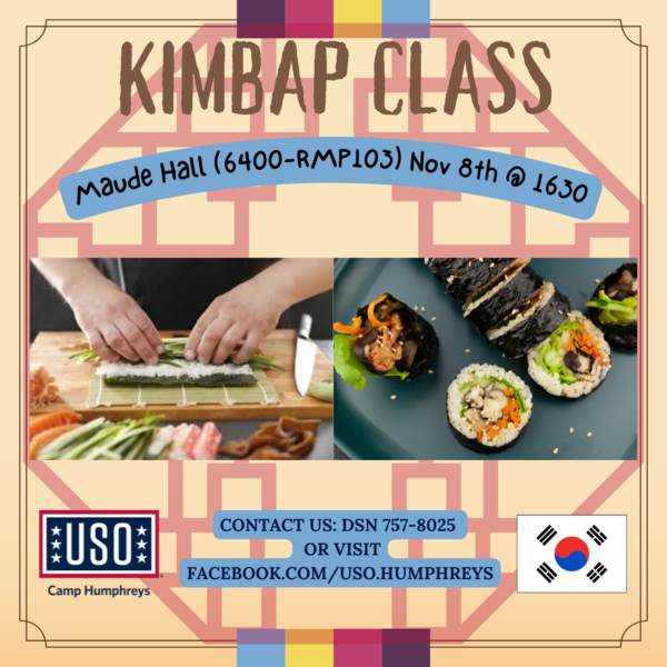 Kimbap Class • USO Korea