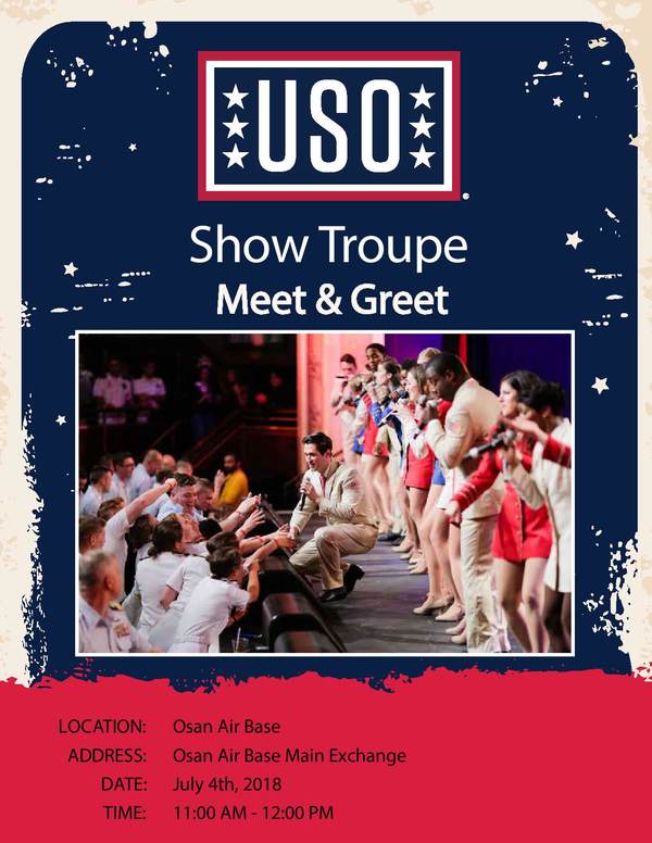 USO Show Troupe Meet & Greet • USO Korea