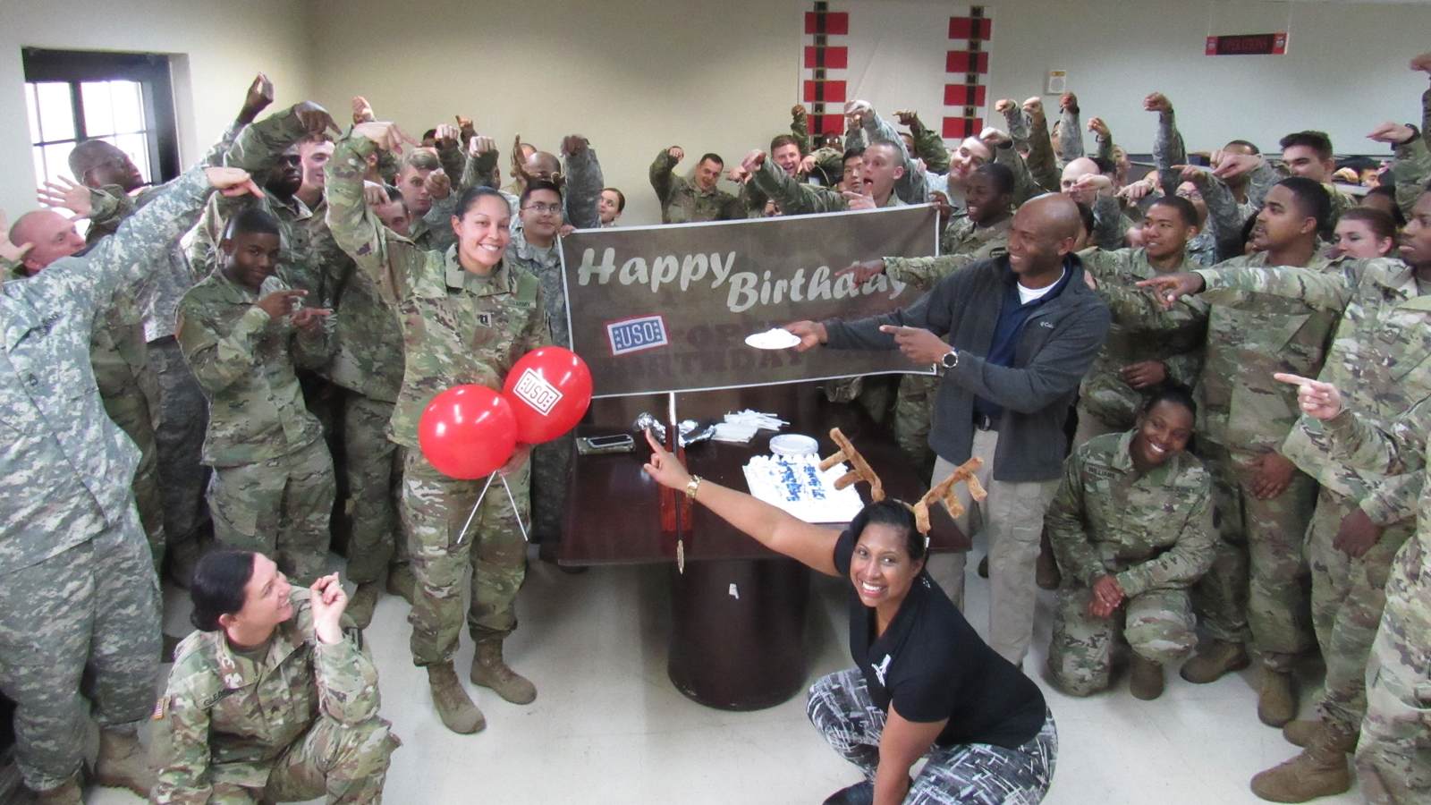 USO Humphreys Operation Birthday Cake - CPT Harris • USO Korea